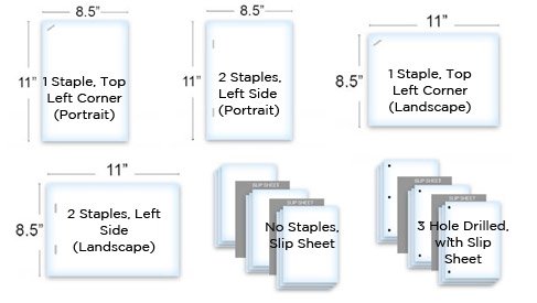 8.5x11 Collated Sets - Collated Sets - PrintPapa